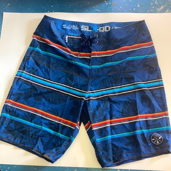 Salt Life | Swim | Vtg Salt Life Slxqd Vapor Stretch Board Shorts Sz 3 ...